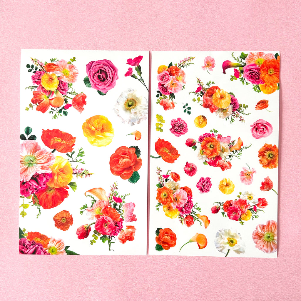 BRIGHT BLOOMS STICKER BOOK – Live Love Posh