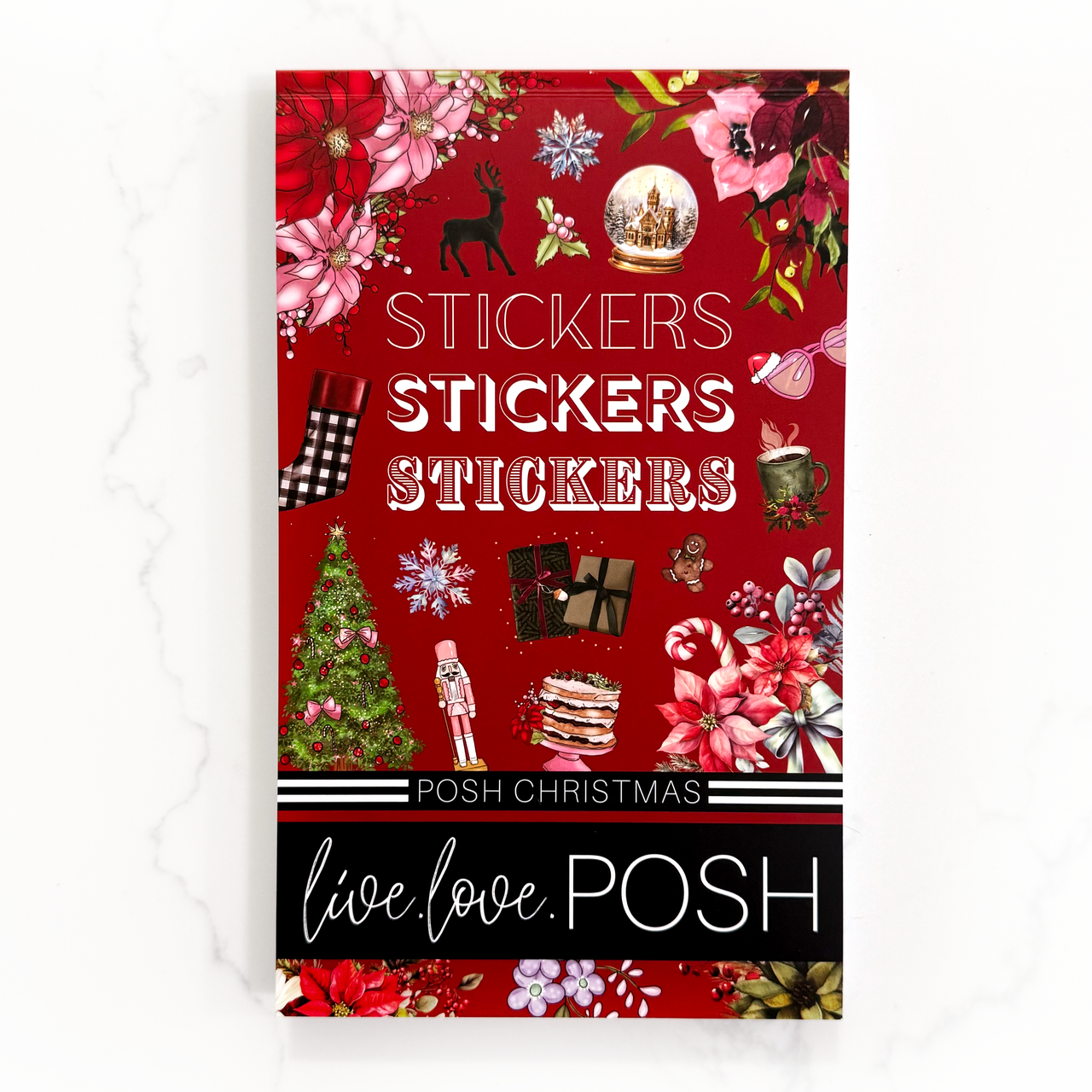 POSH CHRISTMAS DELUXE STICKER BOOK – Live Love Posh