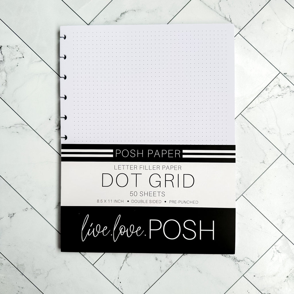DOT GRID FILLER PAPER – Live Love Posh