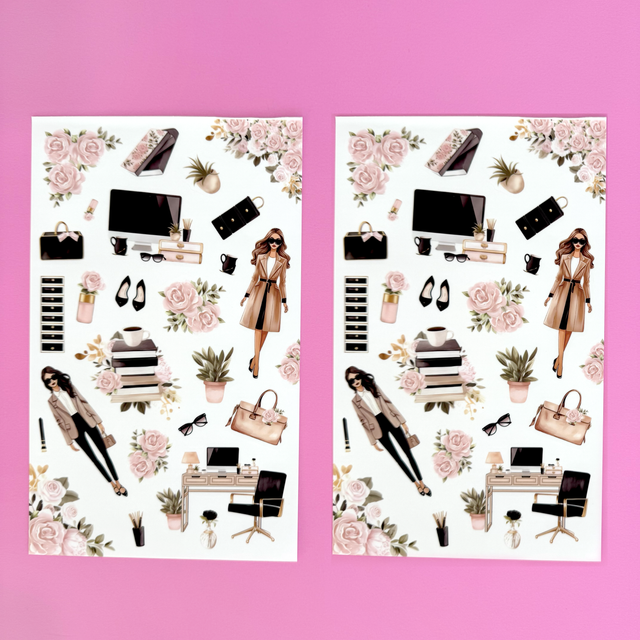 NEUTRAL ELEMENTS STICKER BOOK – Live Love Posh