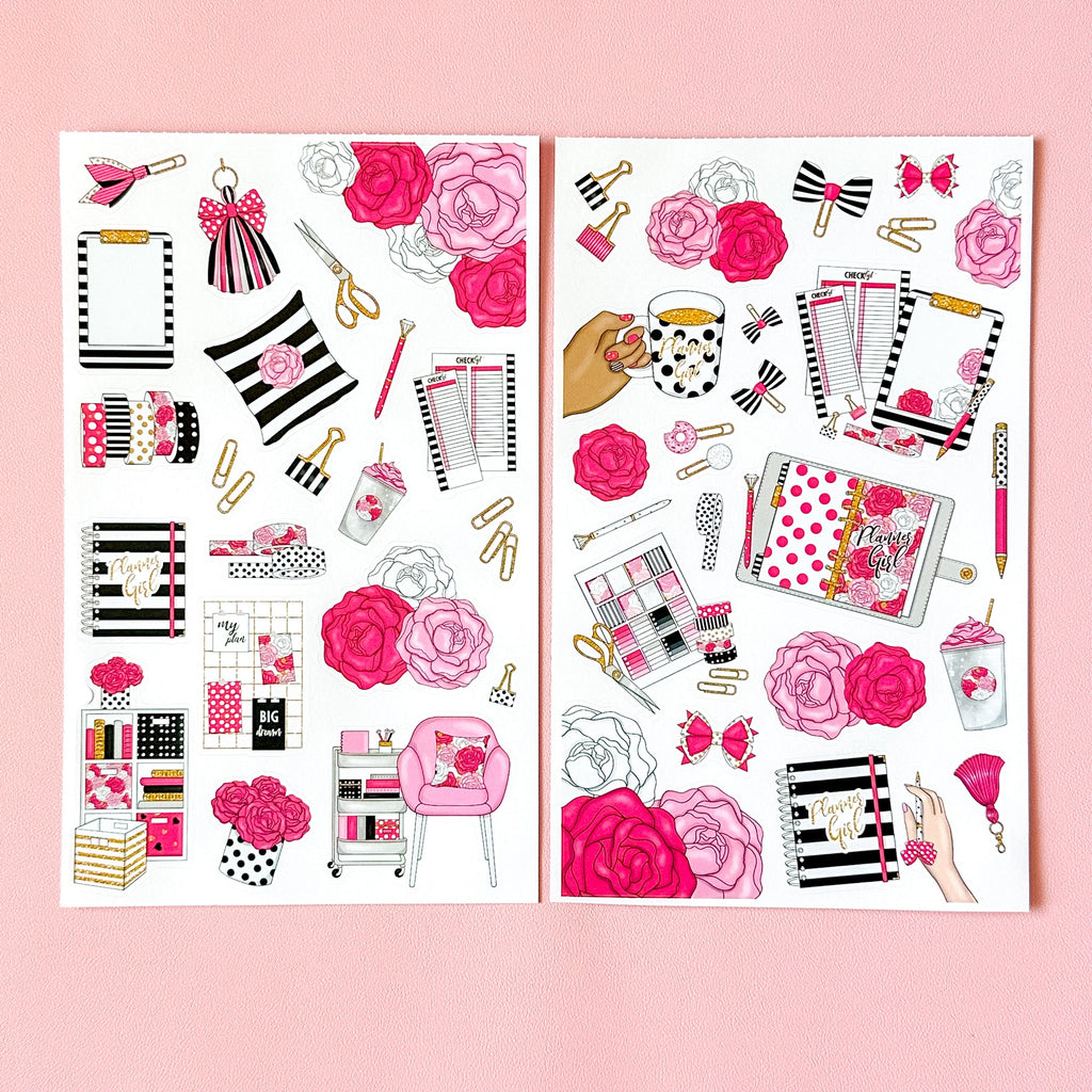 CHIC PLANNER STICKER BOOK – Live Love Posh