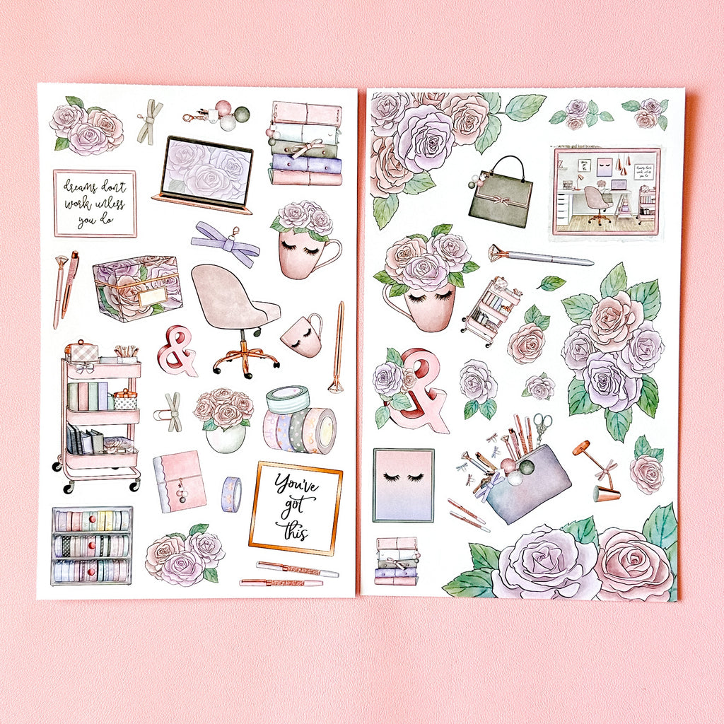 CHIC PLANNER STICKER BOOK – Live Love Posh