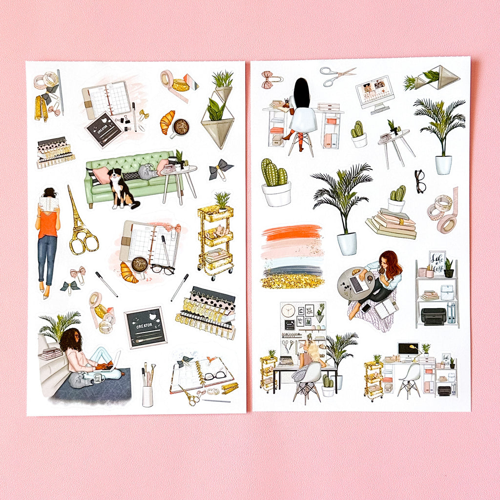 CHIC PLANNER STICKER BOOK – Live Love Posh