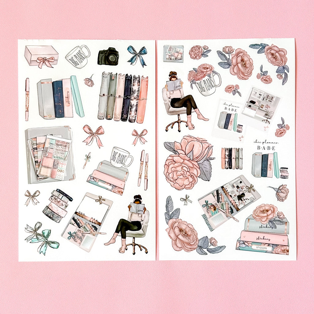 CHIC PLANNER STICKER BOOK – Live Love Posh