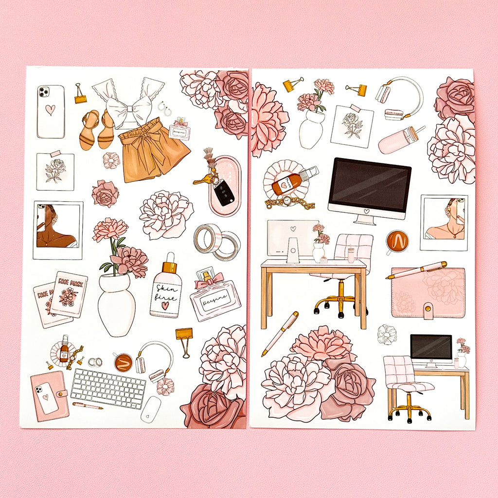 OFFICE CHIC STICKER BOOK – Live Love Posh