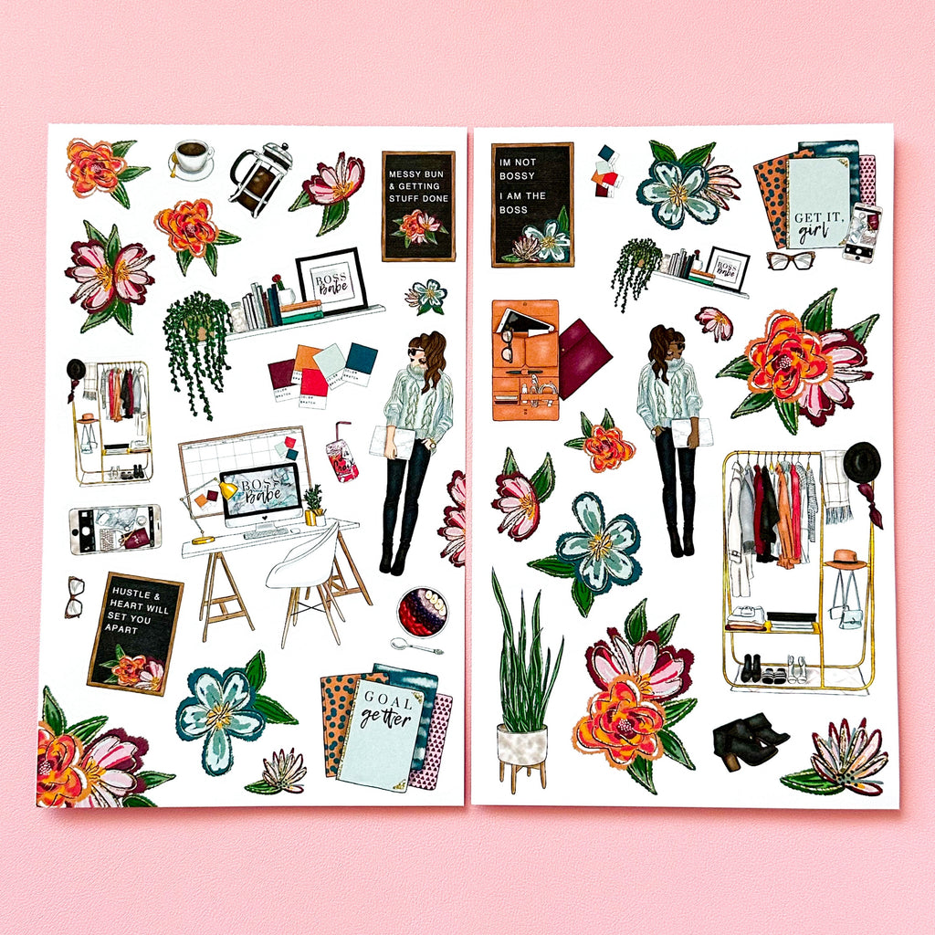OFFICE CHIC STICKER BOOK – Live Love Posh