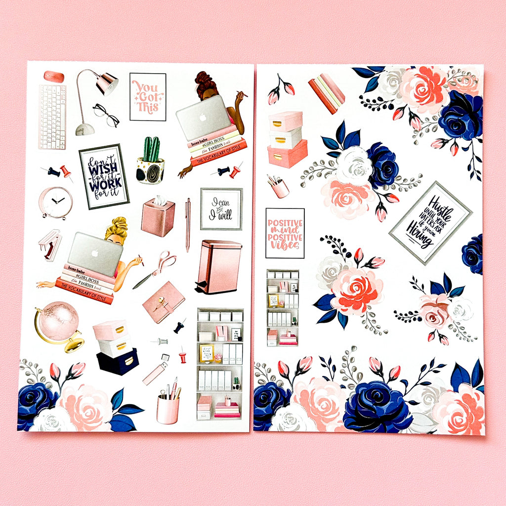 OFFICE CHIC STICKER BOOK – Live Love Posh