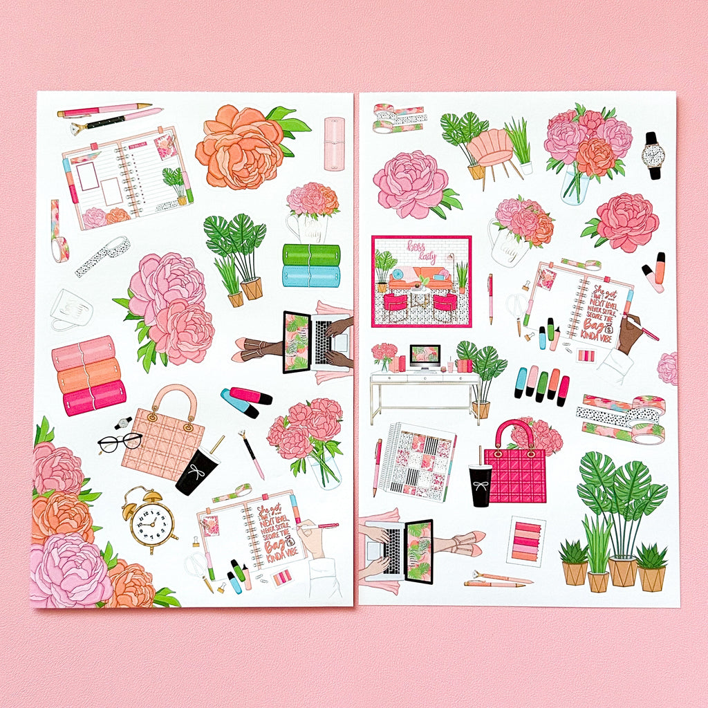 OFFICE CHIC STICKER BOOK – Live Love Posh