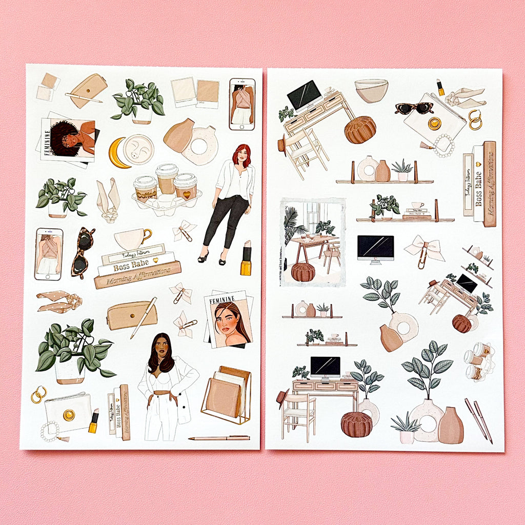 OFFICE CHIC STICKER BOOK – Live Love Posh