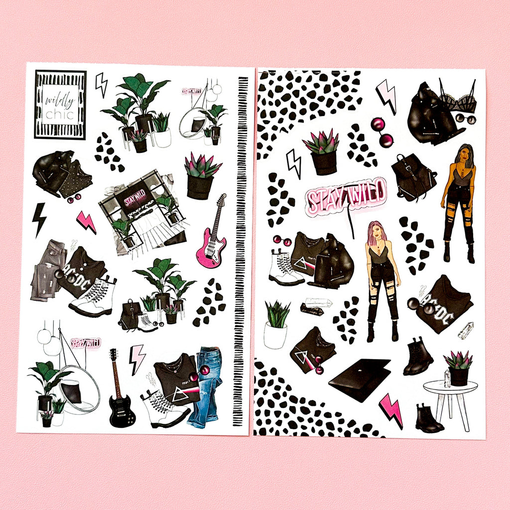 WILDLY CHIC STICKER BOOK – Live Love Posh