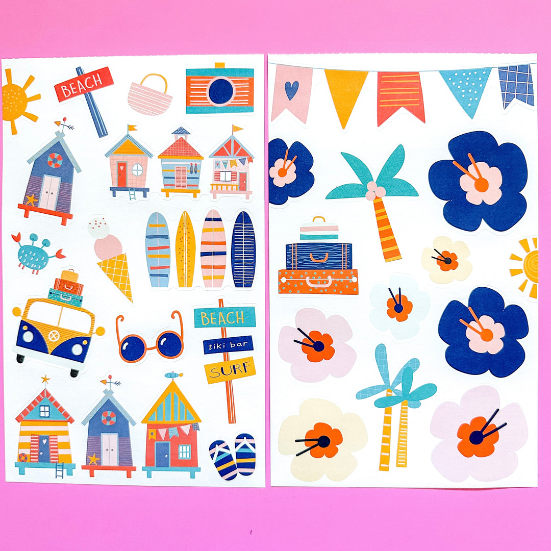 BEACH BABE STICKER BOOK – Live Love Posh