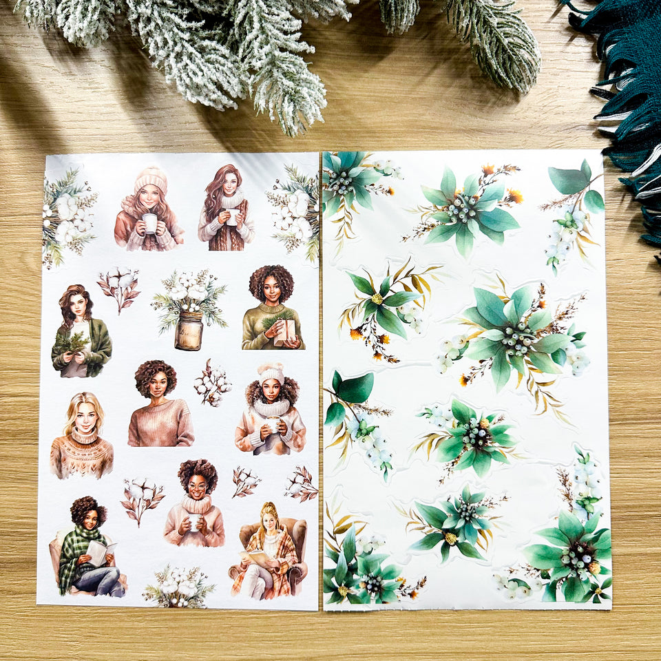 HELLO WINTER DELUXE STICKER BOOK – Live Love Posh