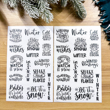 HELLO WINTER DELUXE STICKER BOOK – Live Love Posh