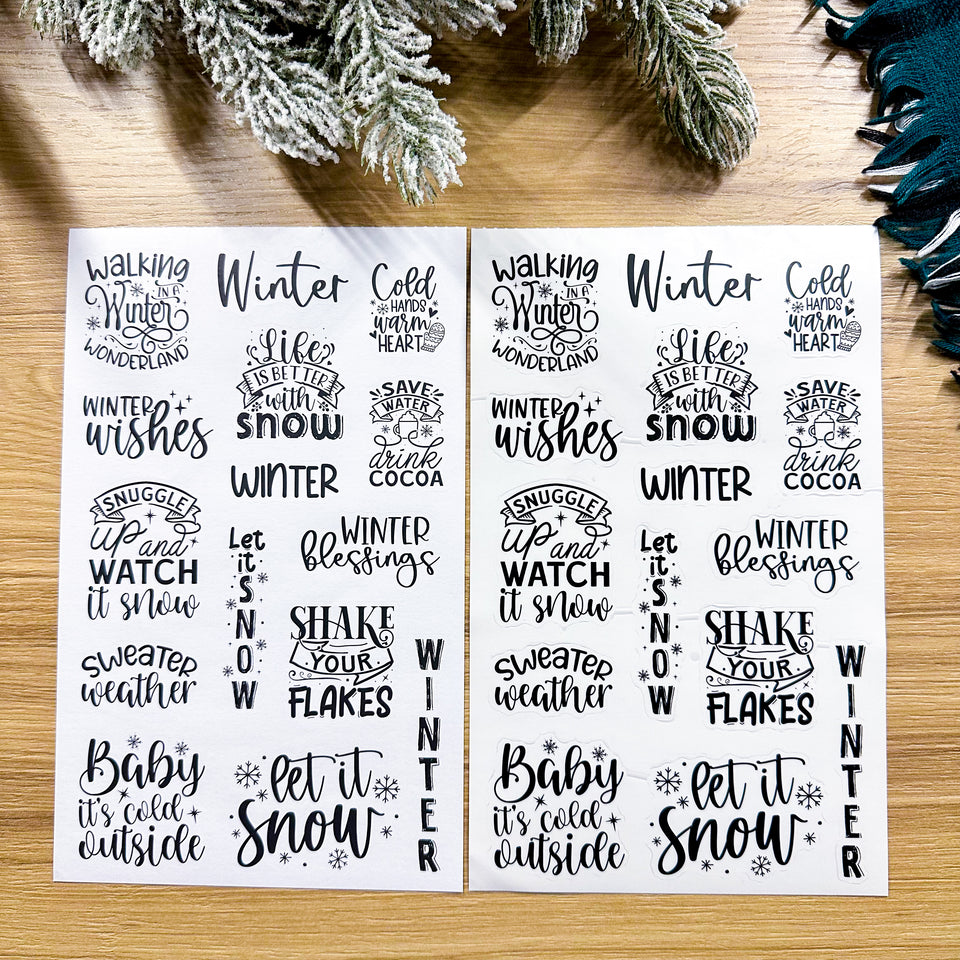HELLO WINTER DELUXE STICKER BOOK – Live Love Posh