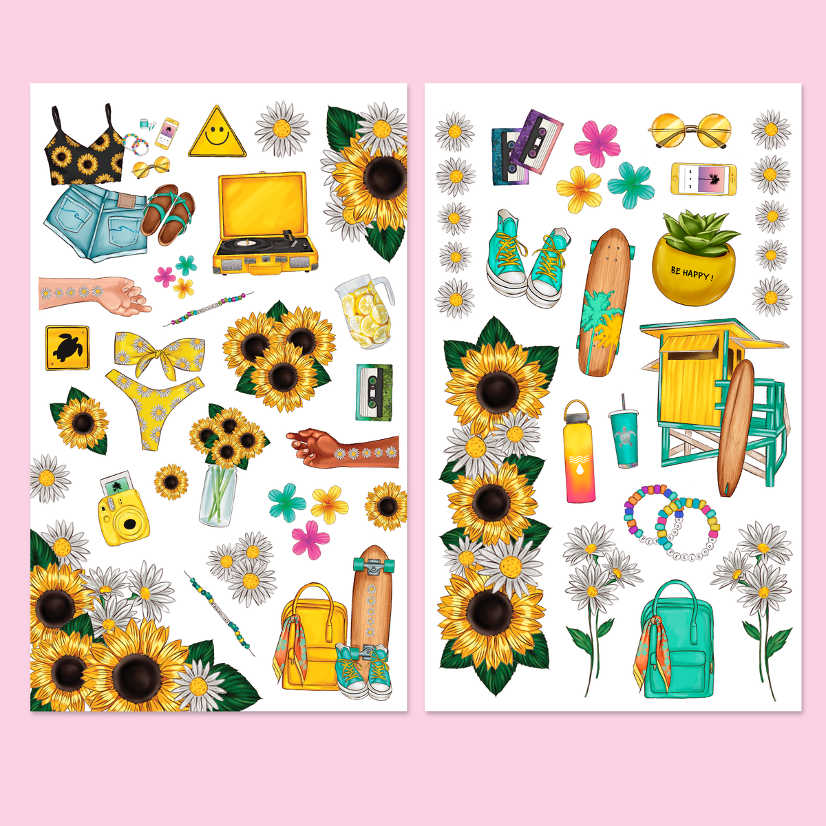 SUMMER ALLURE DELUXE STICKER BOOK – Live Love Posh