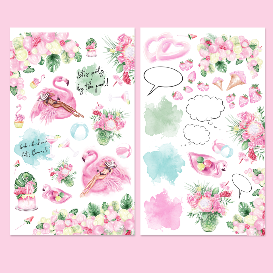 SUMMER ALLURE DELUXE STICKER BOOK – Live Love Posh