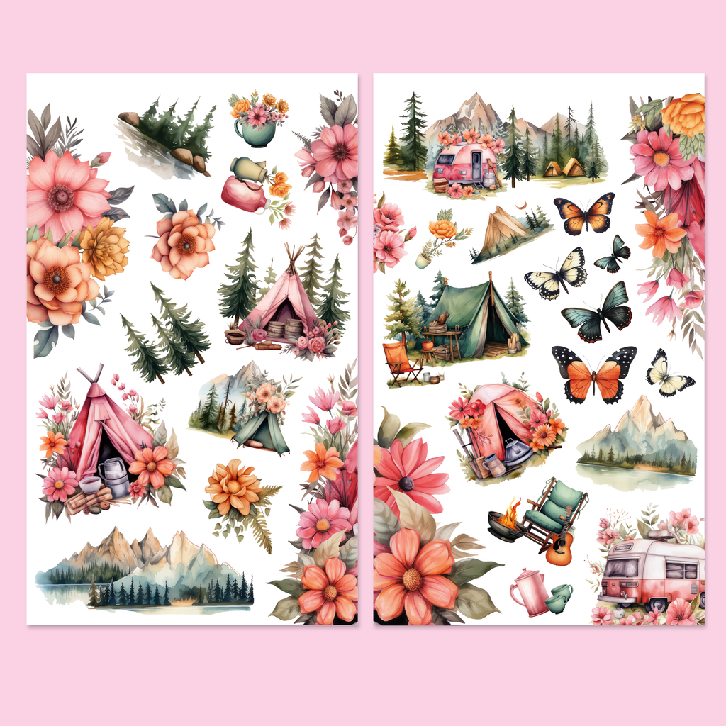 SUMMER ALLURE DELUXE STICKER BOOK – Live Love Posh