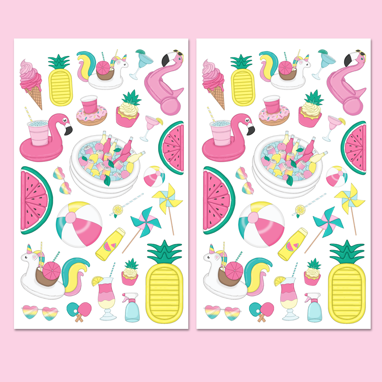 SUMMER ALLURE DELUXE STICKER BOOK – Live Love Posh