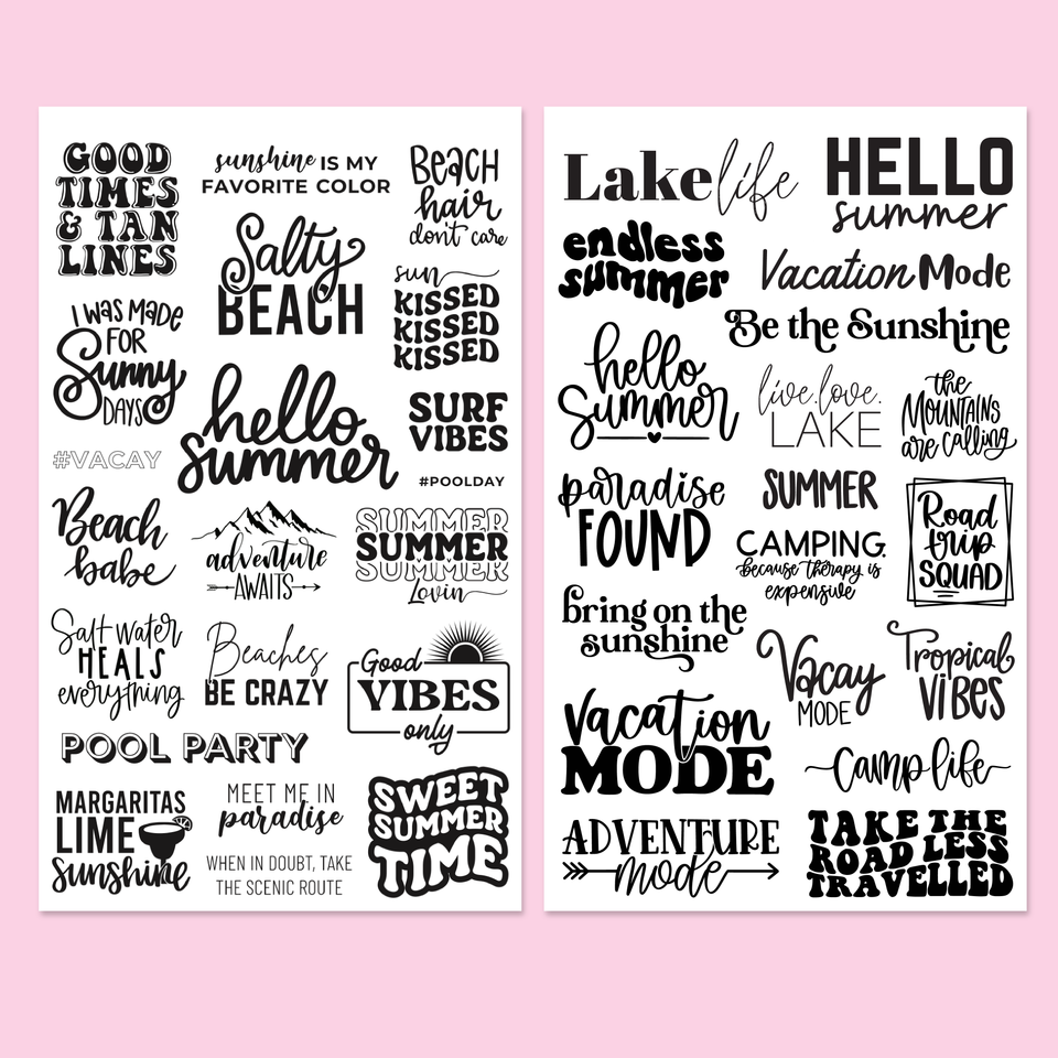 SUMMER ALLURE DELUXE STICKER BOOK – Live Love Posh