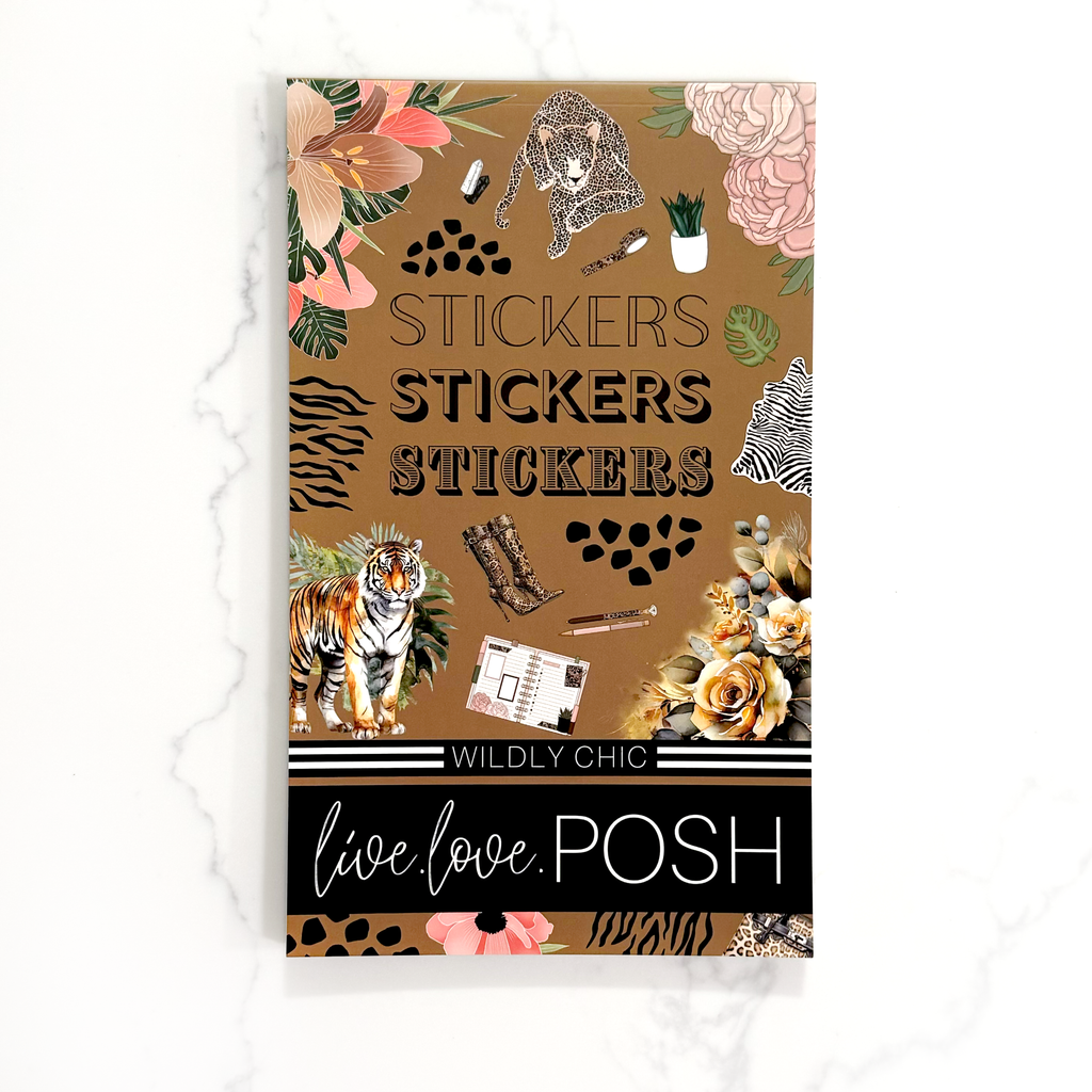 WILDLY CHIC STICKER BOOK – Live Love Posh