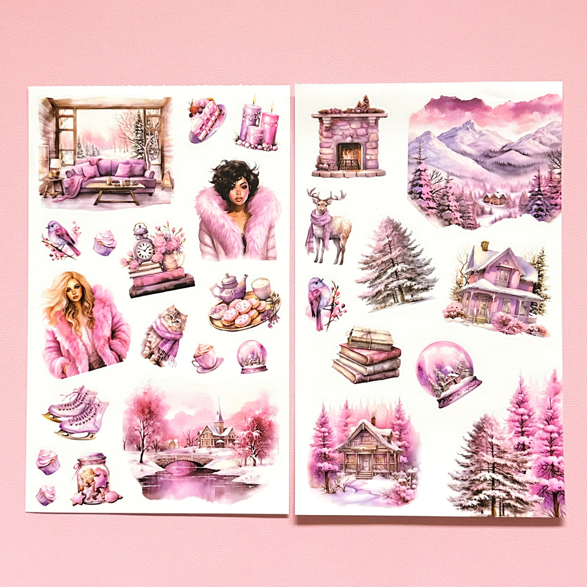 WINTER ELEMENTS STICKER BOOK – Live Love Posh