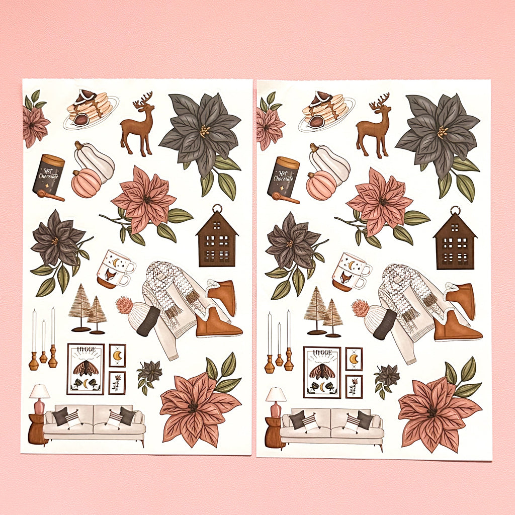 WINTER ELEMENTS STICKER BOOK – Live Love Posh