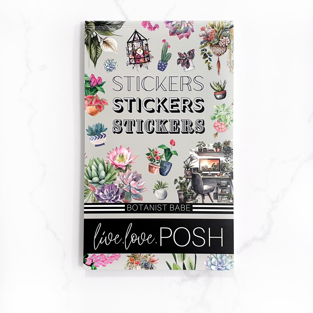 BOTANIST BABE STICKER BOOK – Live Love Posh