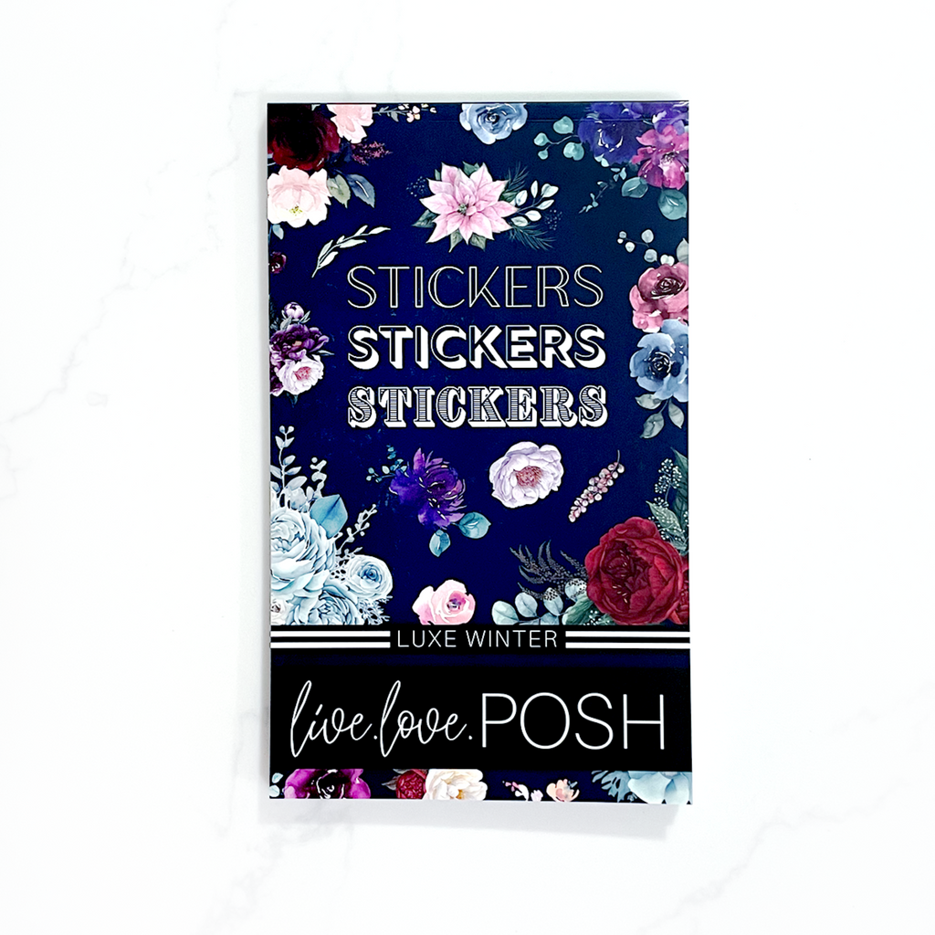 LUXE WINTER STICKER BOOK – Live Love Posh
