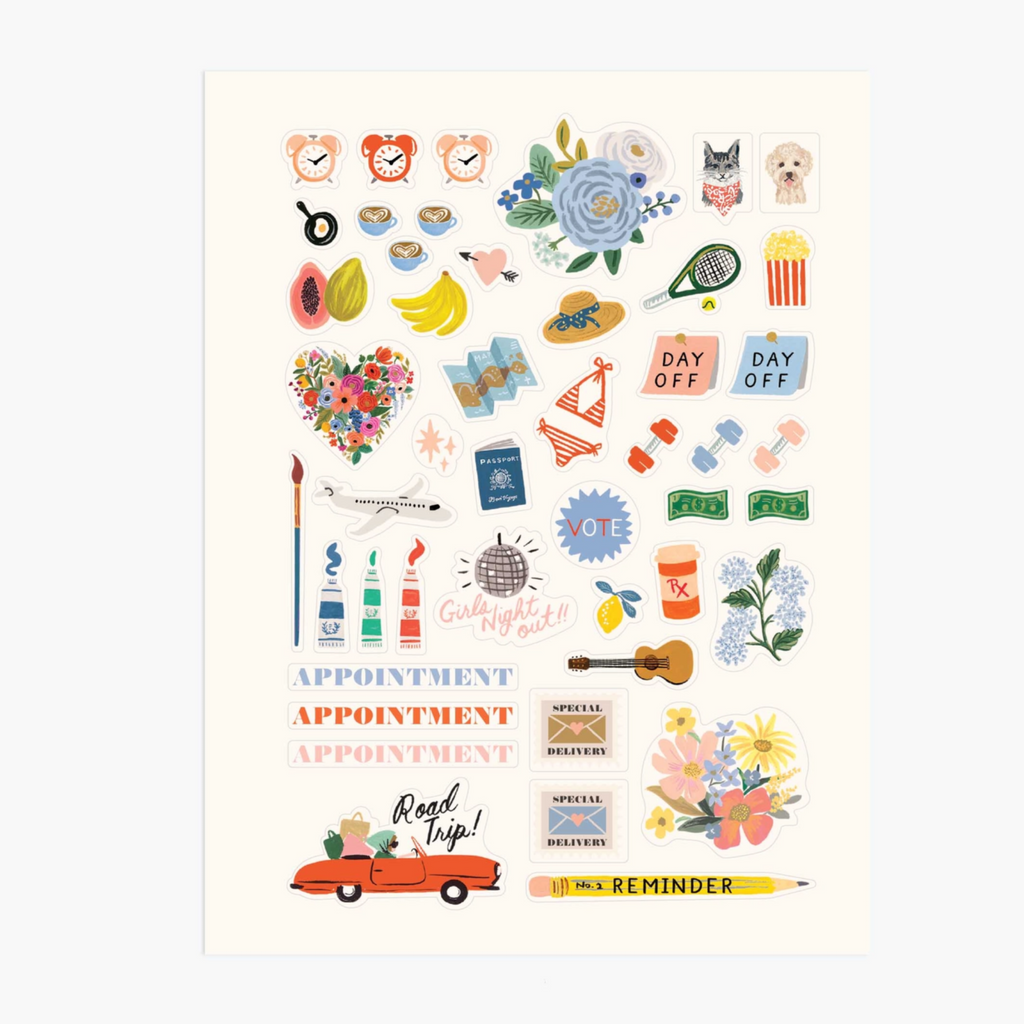 GARDEN FLORAL PLANNER STICKER SET – Live Love Posh