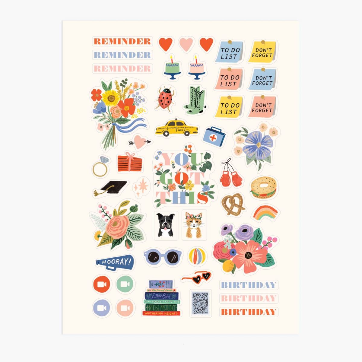 GARDEN FLORAL PLANNER STICKER SET – Live Love Posh