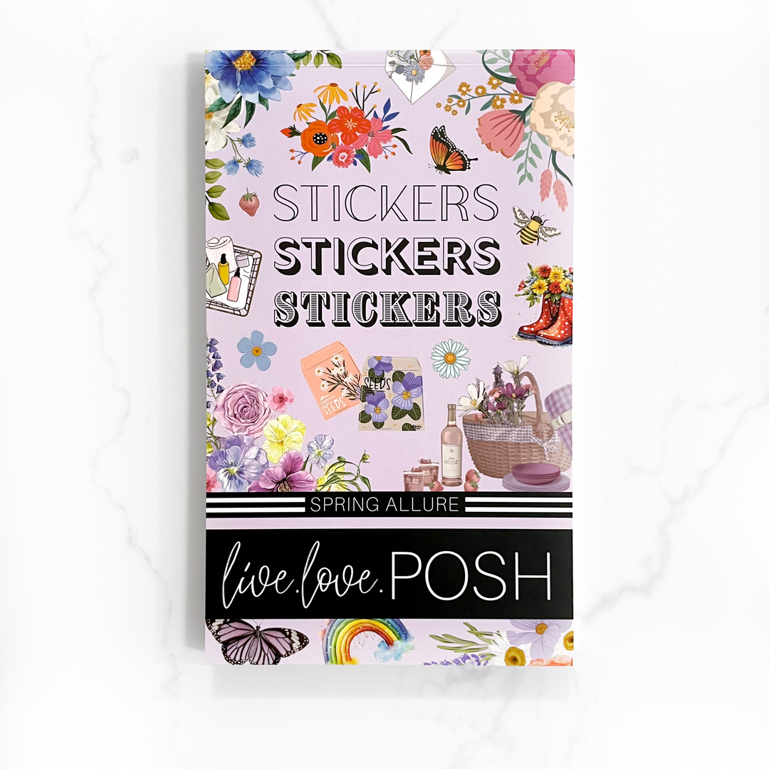 SPRING ALLURE DELUXE STICKER BOOK – Live Love Posh