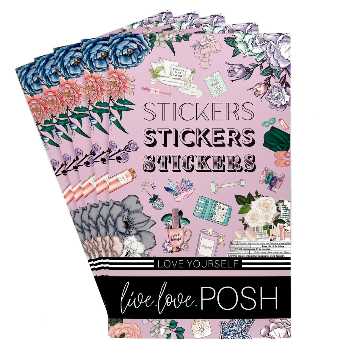 LOVE YOURSELF STICKER BOOK – Live Love Posh