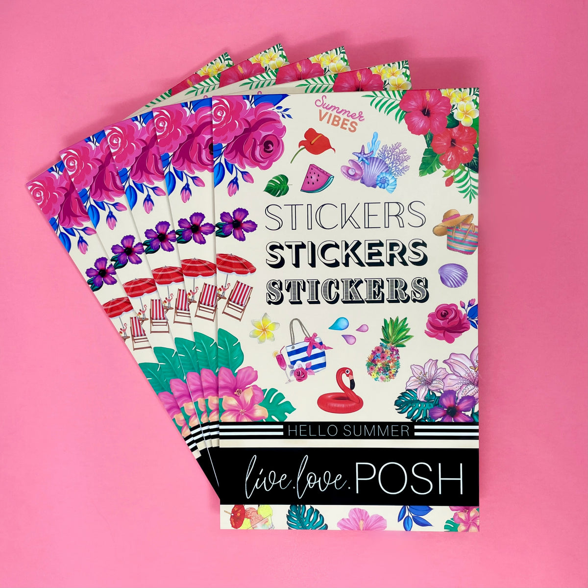 HELLO SUMMER STICKER BOOK – Live Love Posh
