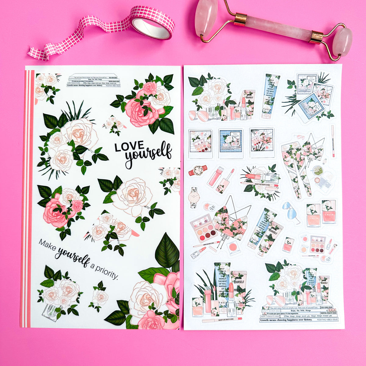 LOVE YOURSELF STICKER BOOK – Live Love Posh