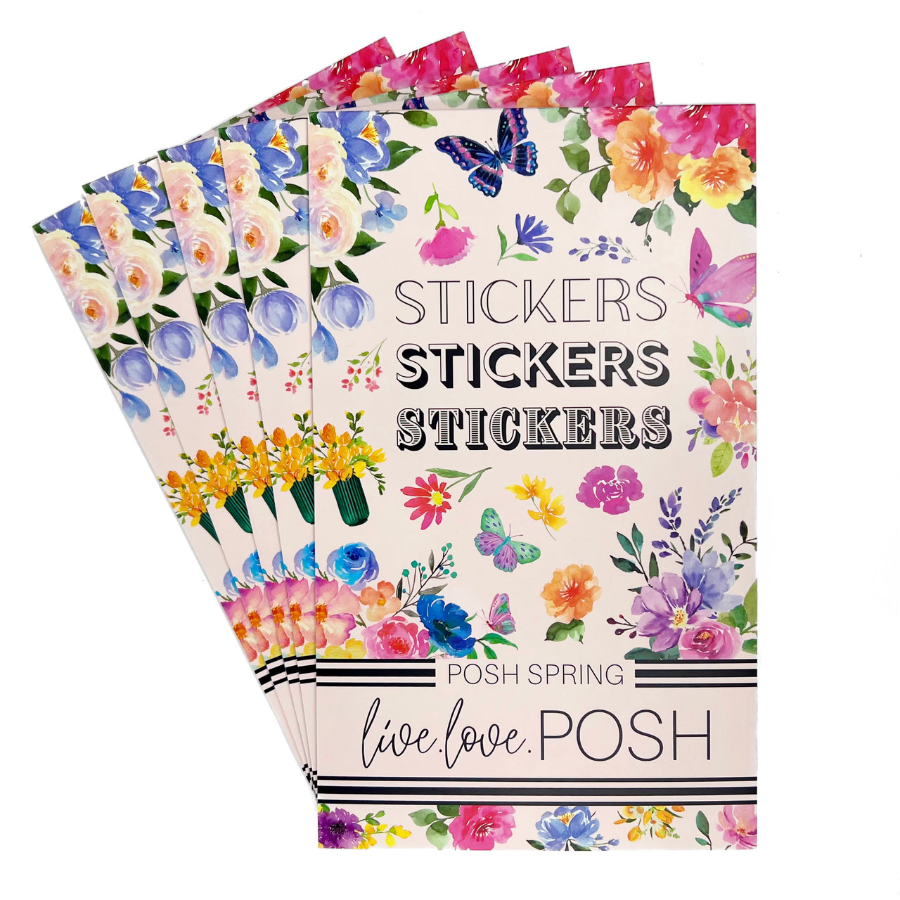 POSH SPRING STICKER BOOK – Live Love Posh
