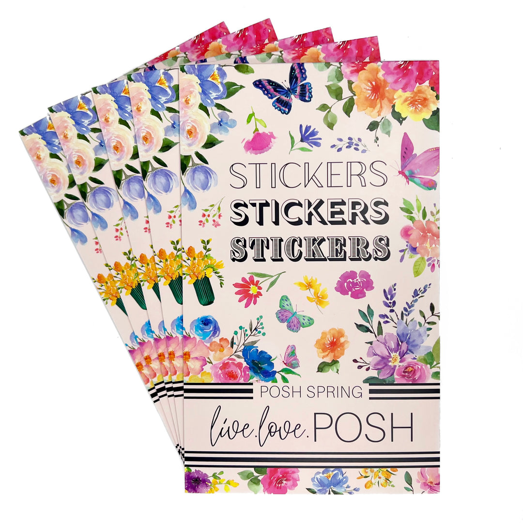 POSH SPRING STICKER BOOK – Live Love Posh
